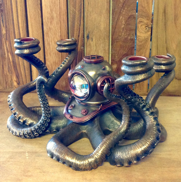 Steam Punk Octopus Candelabrum – Sea Things Ventura