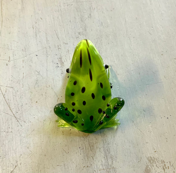 Tree Frog Glass Figurine – Sea Things Ventura