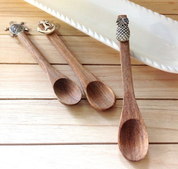Mini Pineapple Wood Spoon – Sea Things Ventura