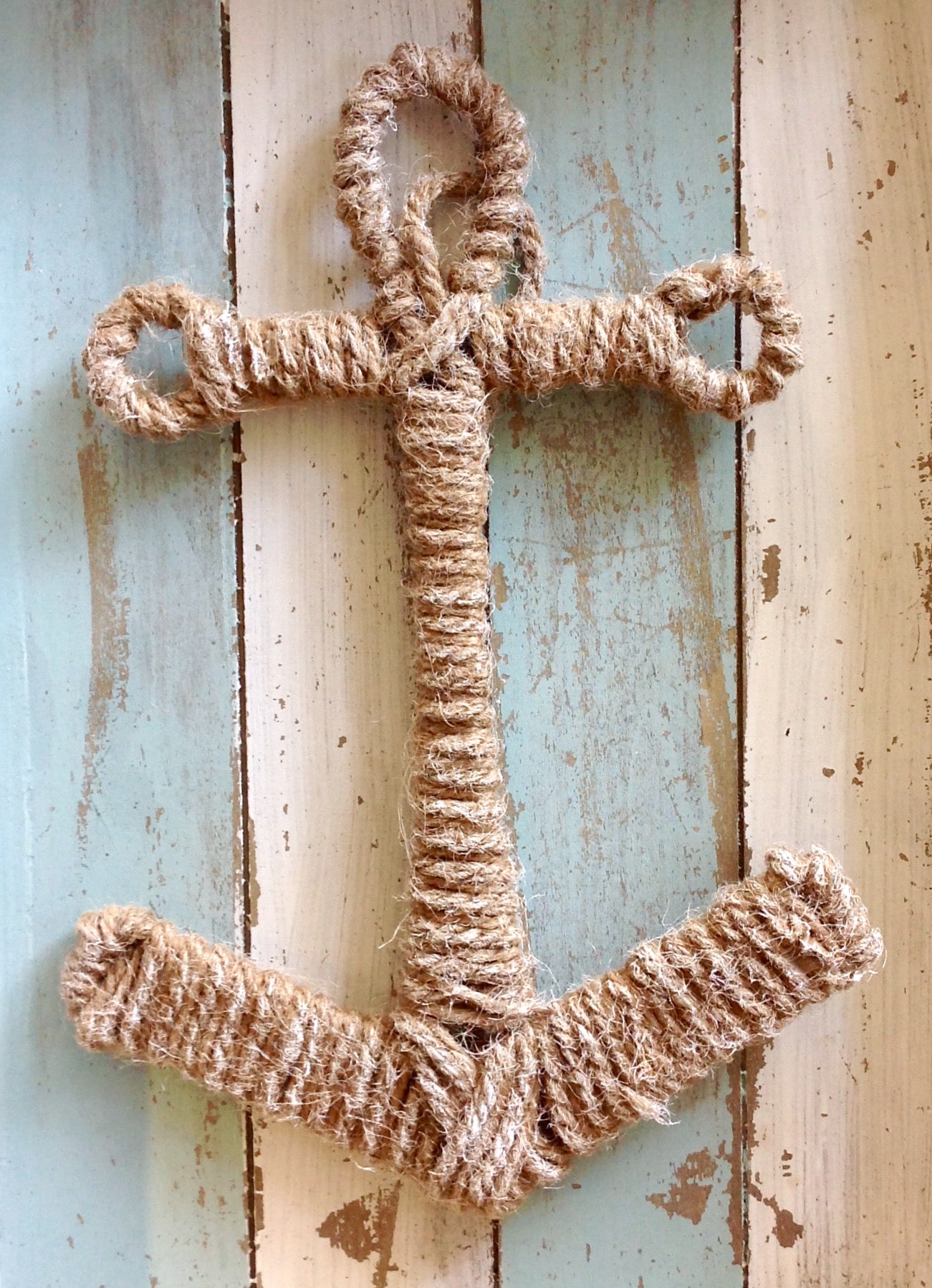 Anchor With Flowers And Rope