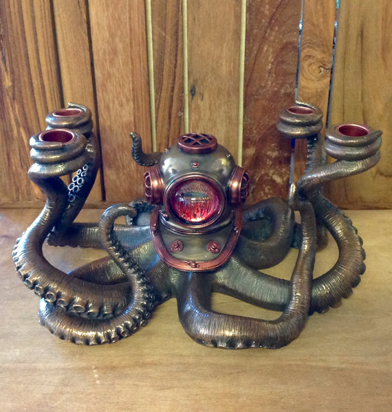 Steam Punk Octopus Candelabrum – Sea Things Ventura